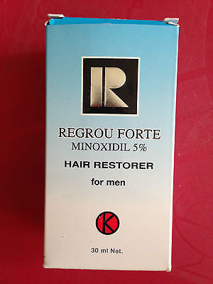 Eminox/Regrou Forte - 5% Minoxidil treat Alopecia Androgenetica Hair L ...