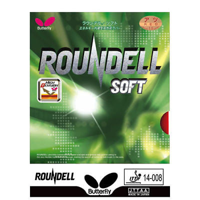 Butterfly Roundell Hard Soft Rubber table tennis Blade – HappyGreenStore