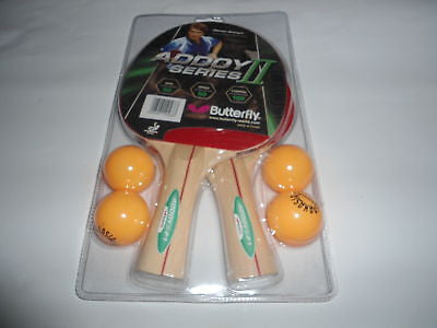 Butterfly addoy 2 player set racket table tennis Ping – HappyGreenStore